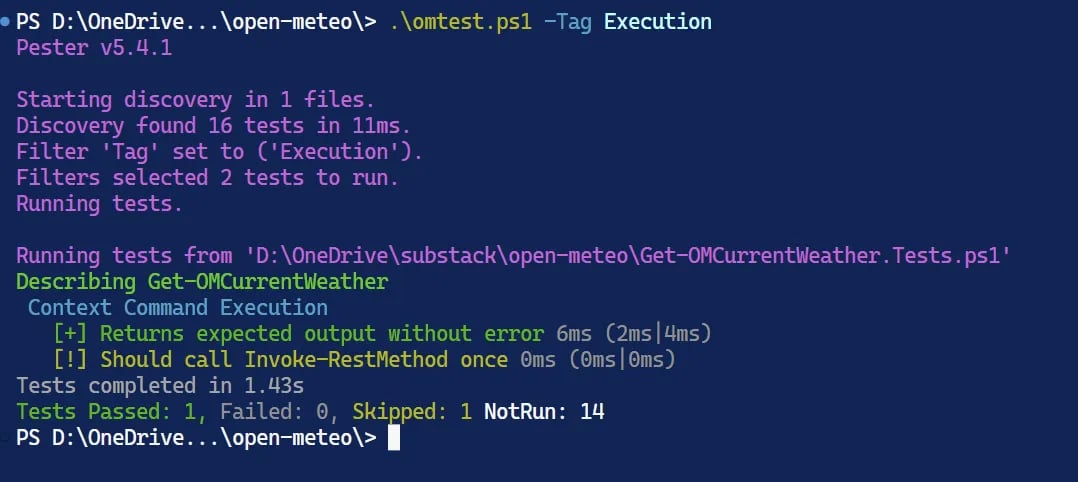 Creating a PowerShell Weather Command Part 3 • Buttondown