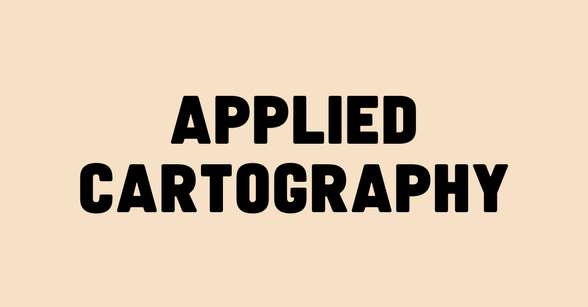 Applied Cartography • Buttondown