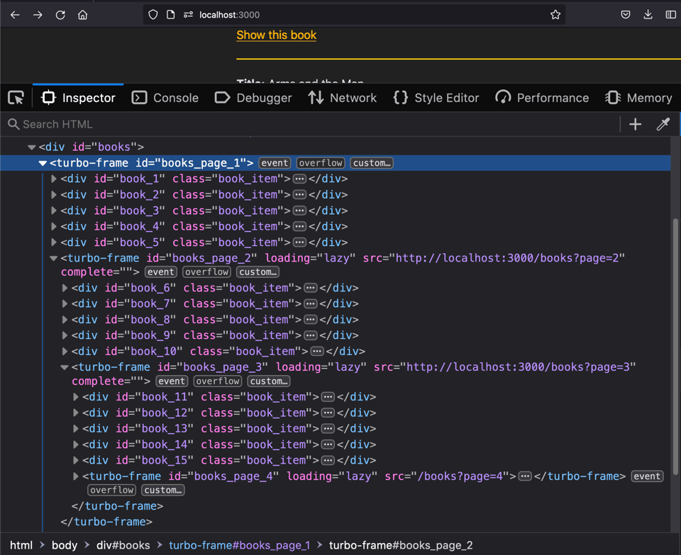 Building Infinite Scroll With Turbo Frames And Lazy Loading • Buttondown