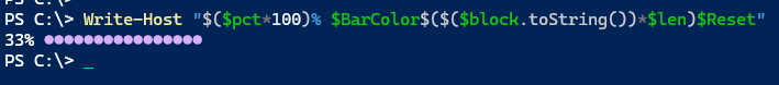 Creating Ansi Progress Bars In Powershell • Buttondown